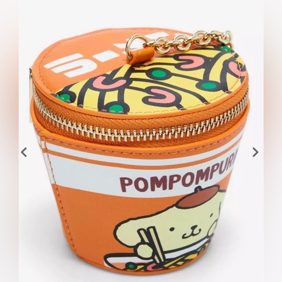 Bags | Sanrio Pompompurin Instant Ramen Cup Figural Coin Purse | Poshmark
